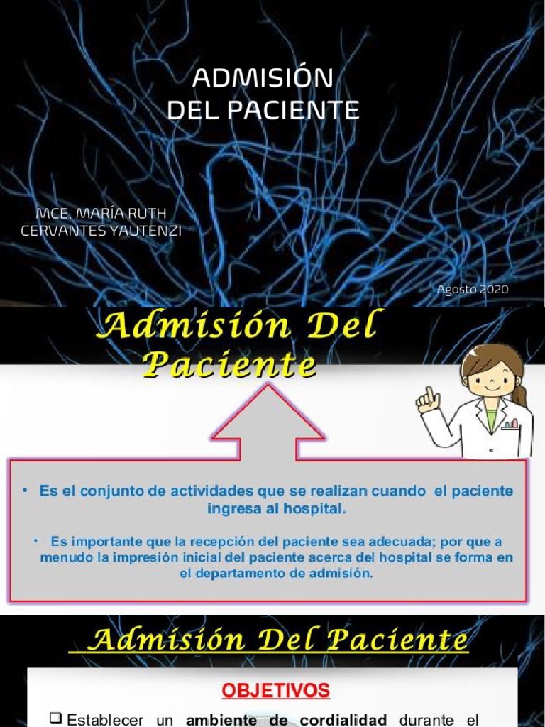 Proceso de Admisión del Paciente | PDF