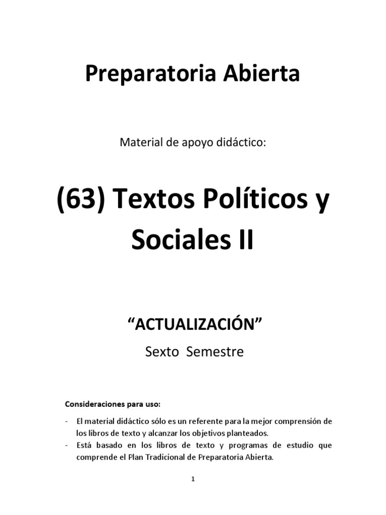 63 Textos Politicos y Sociales Ii | PDF | Contrato social | Jean ...