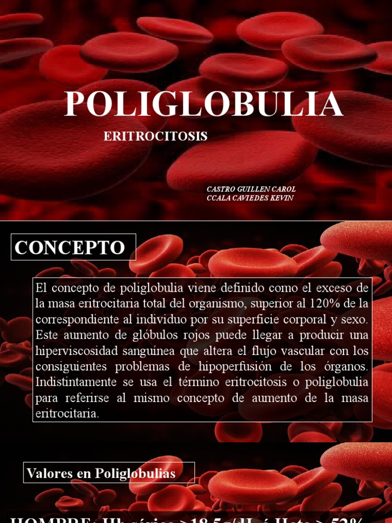 POLIGLOBULIAS | PDF | Sangre | Hematología