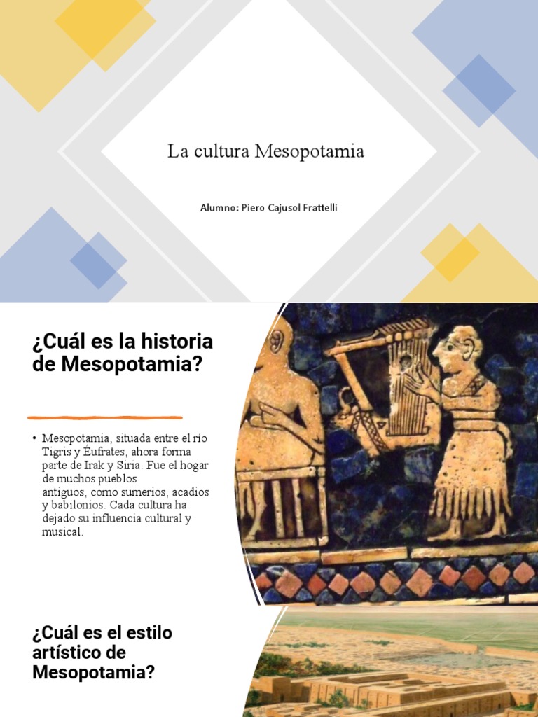 La Cultura Mesopotamia | PDF