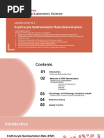 ESR Test Procedure and Principles | PDF | Medical Specialties ...