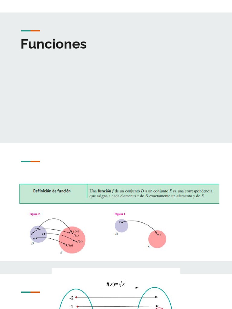 Funciones Matemáticas | PDF | Función (Matemáticas) | Ecuaciones