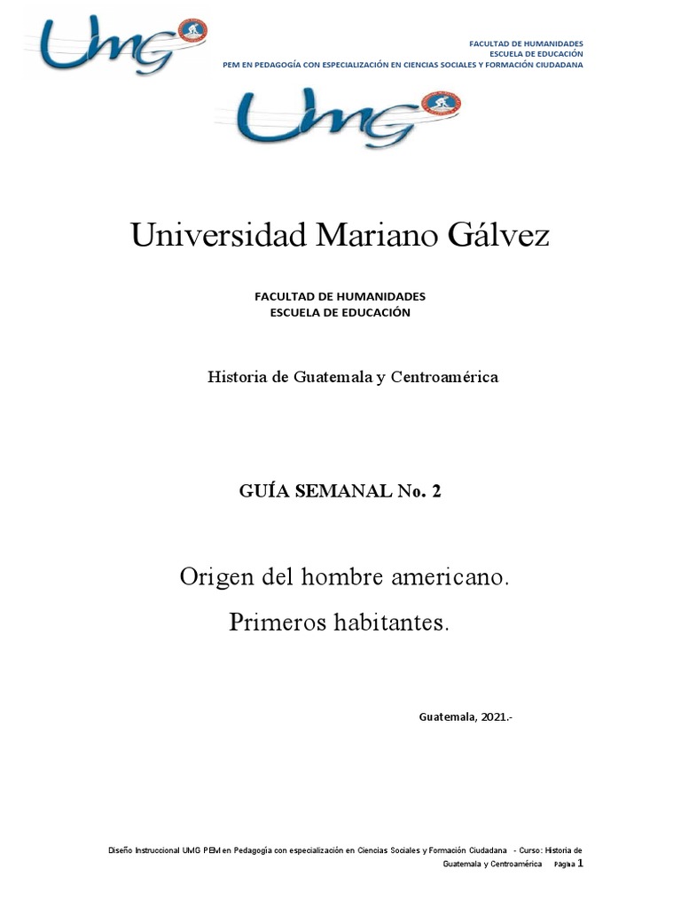 Guia No. 2 Historia | Descargar gratis PDF | Pedagogía | Diseño instruccional
