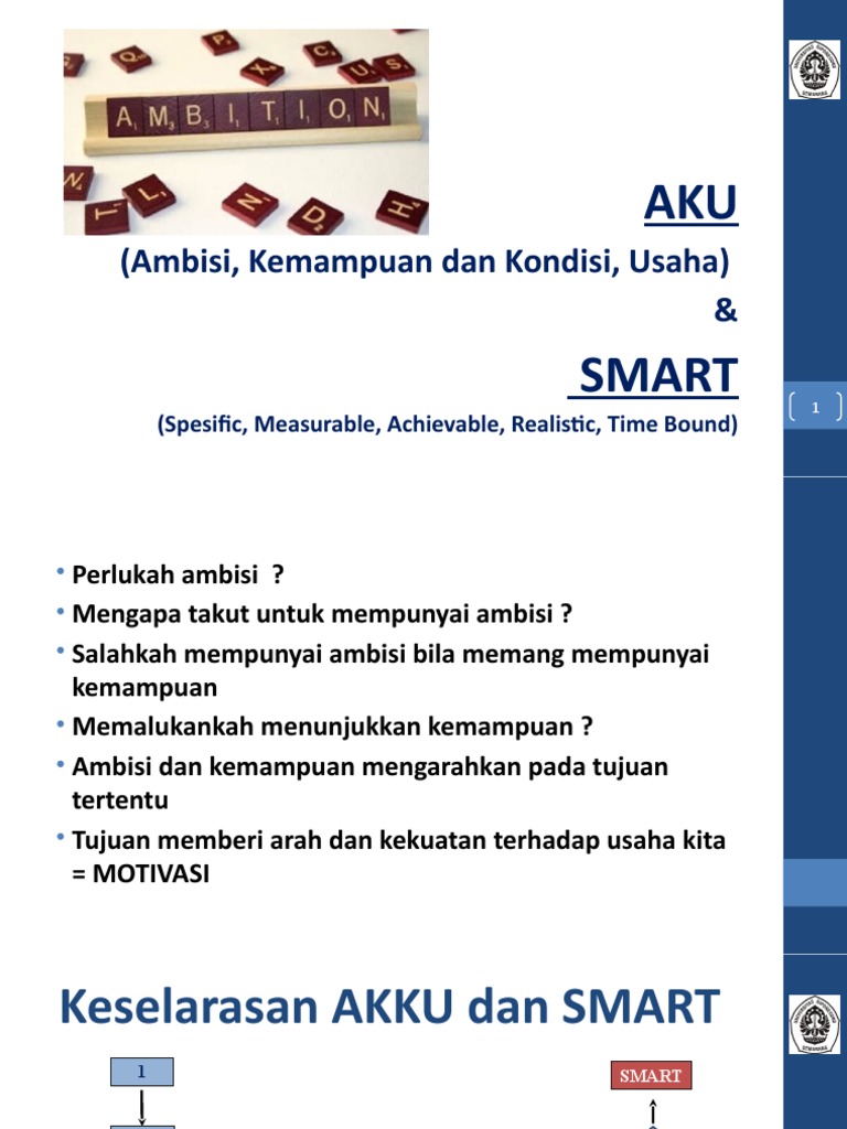 Keselarasan Ambisi dan Tujuan SMART | PDF | Karier & Perkembangan ...