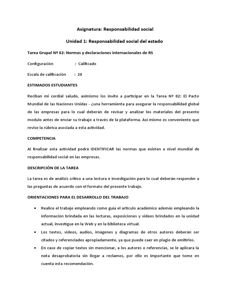 Tarea N°2 RS-1 | PDF