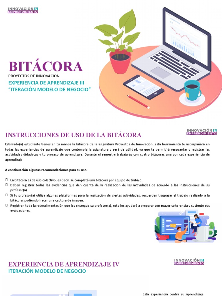 Bitácora de Proyectos de Innovación | PDF | Evaluación | Aprendizaje