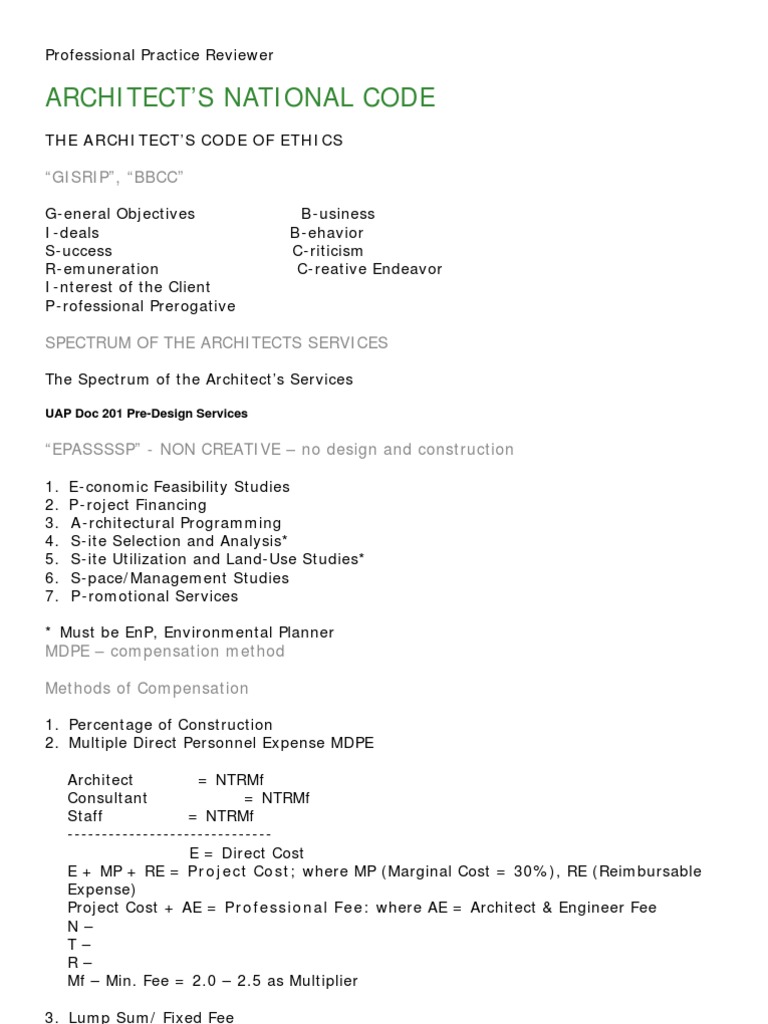 Edit UAP Docs 301 | PDF | Architect | General Contractor