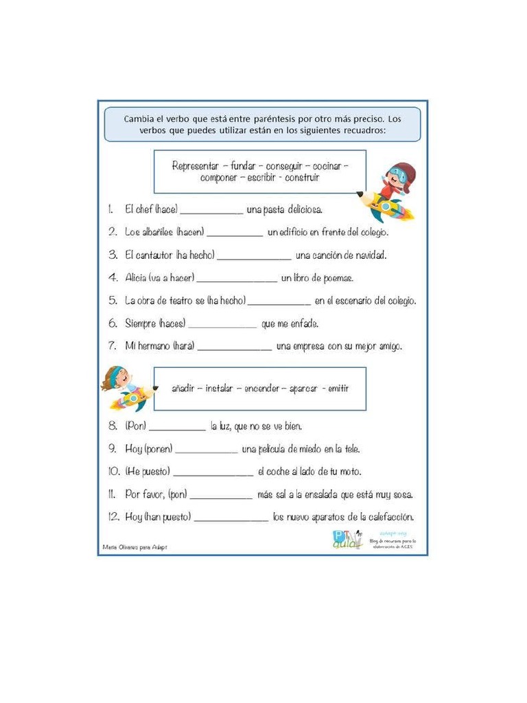 Practica 2do Español | PDF