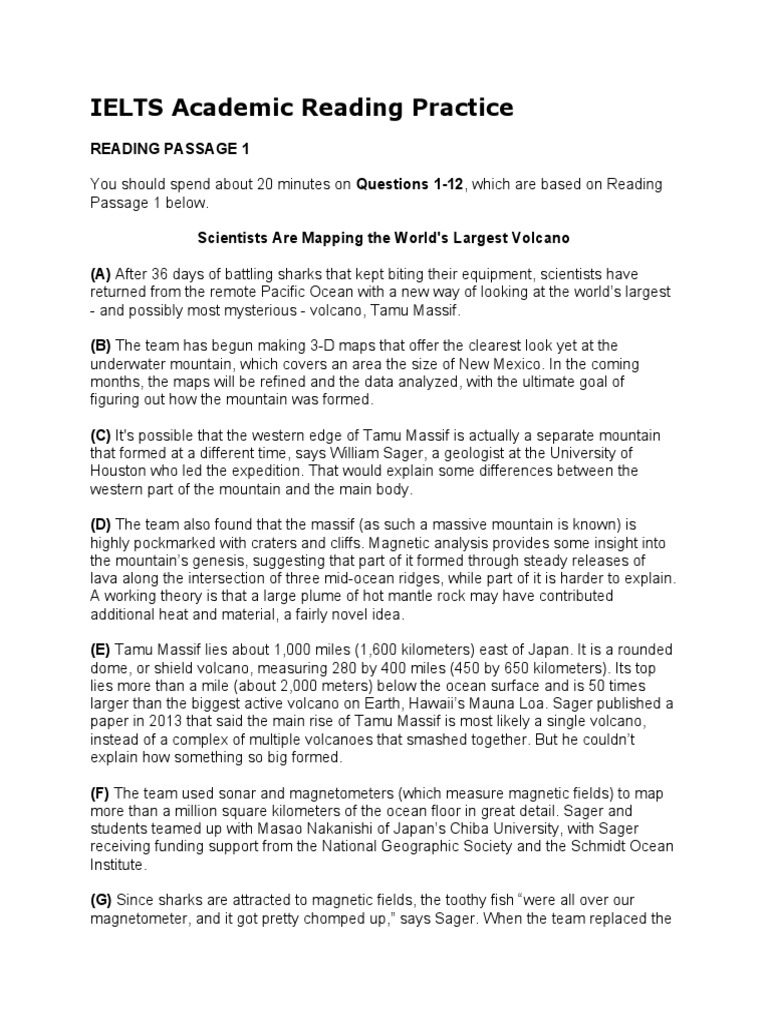 IELTS Academic Reading Practice | PDF | Hiv | Hiv/Aids