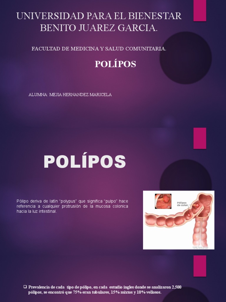 POLIPOS | PDF | Intestino grueso | Hemorroides