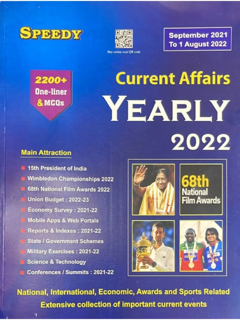 Speedy Current Affairs August 2022 | PDF