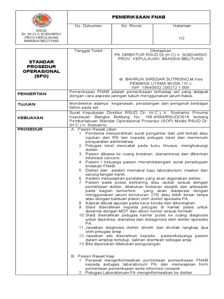 Pemeriksaan FNAB | PDF