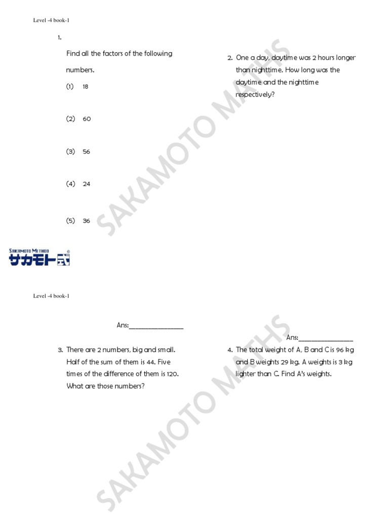 Level 4, Book 1 | PDF
