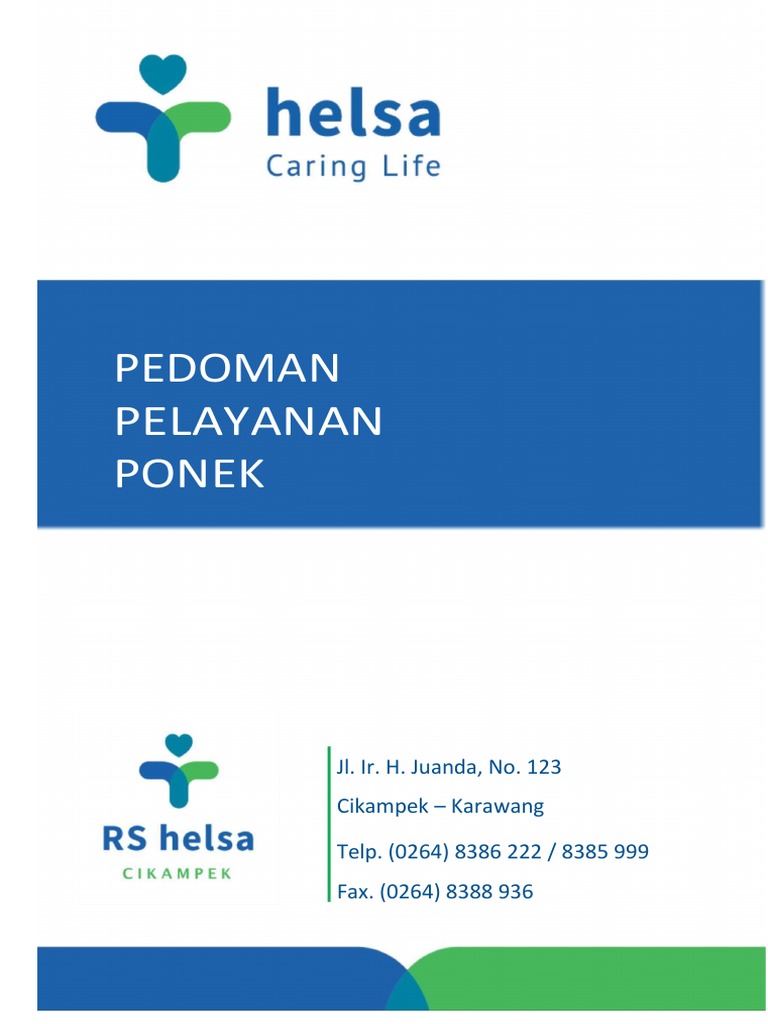 Ep.1 - Pedoman Pelayanan Ponek RS Helsa 2022 | PDF