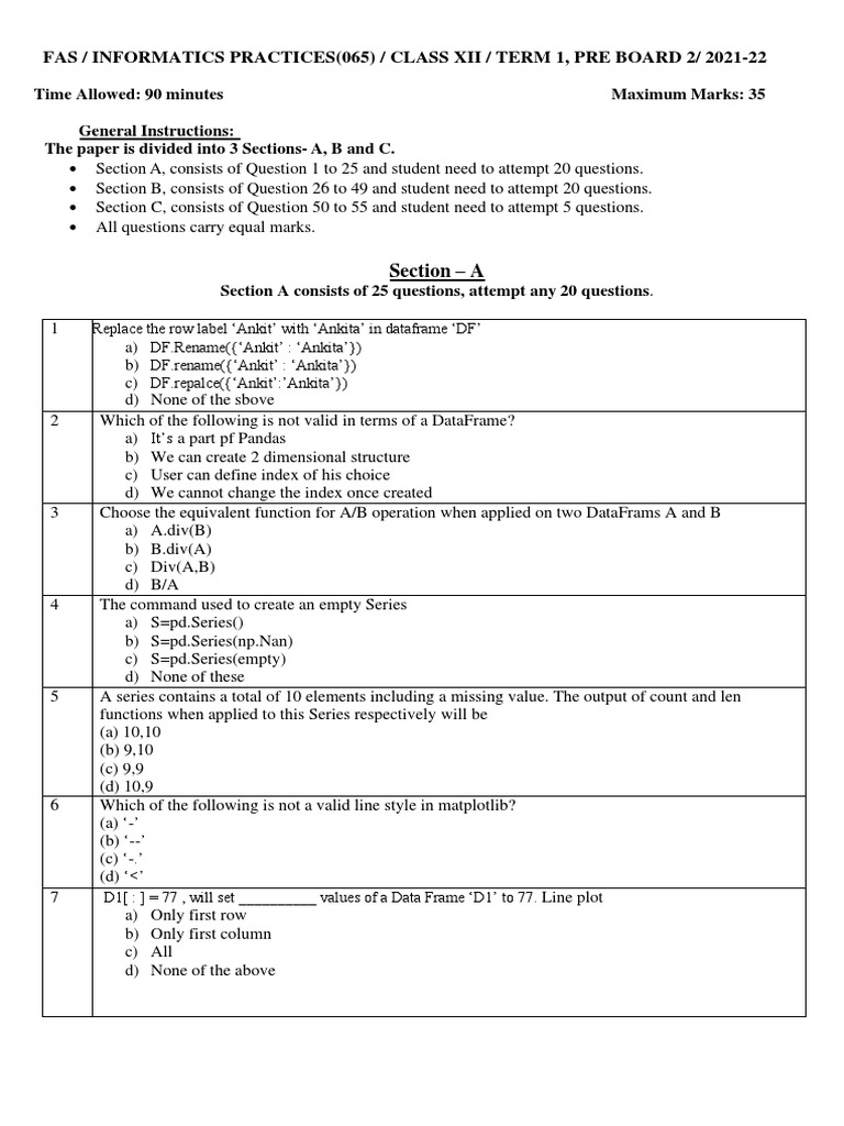 Class Xii Ip Qp Pre Term1 Pb2 2021 Set B Pdf Boolean Data Type Phishing 