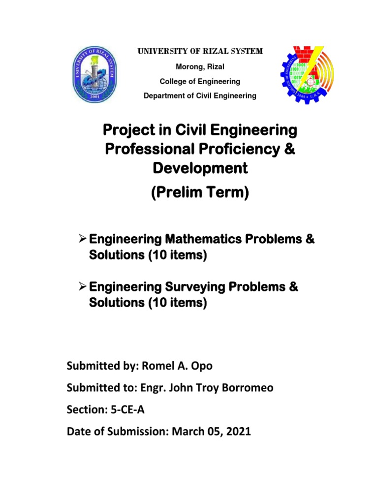 PPDC Project (Prelim) | PDF | Tangent | Triangle