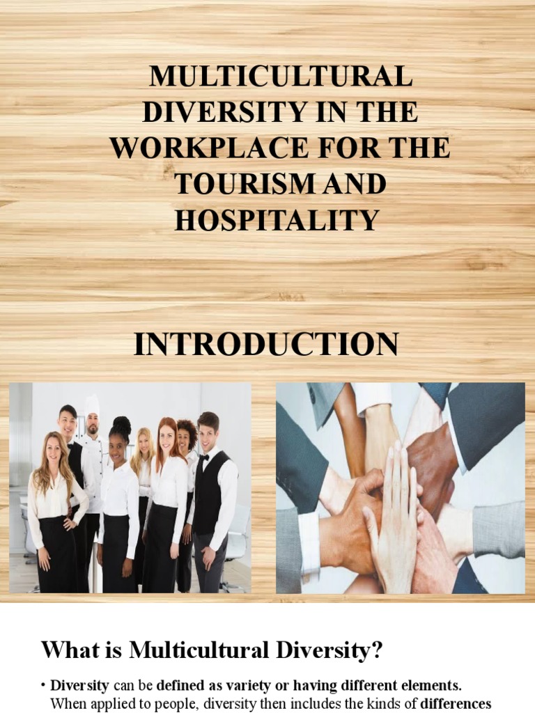 Multicultural Diversity in The Workplace For The Tourism and ...