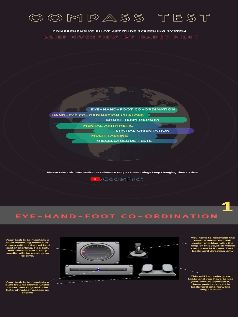 COMPASS TEST by CADET PILOT - 2 | PDF | Computer Keyboard | Aircraft