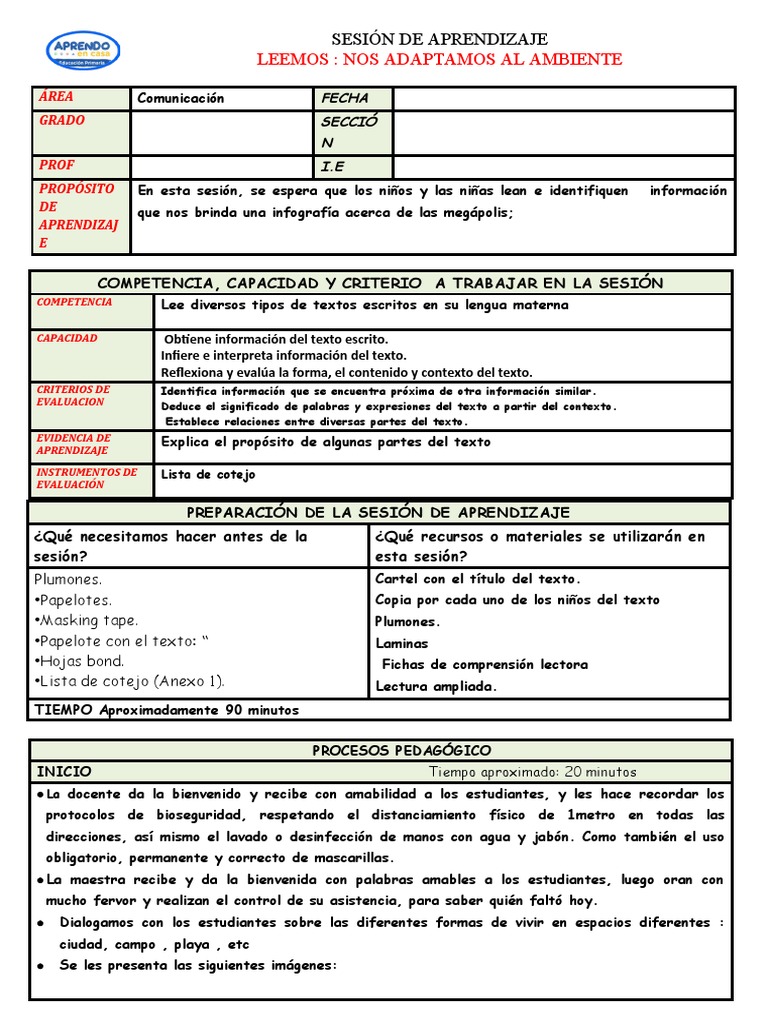 1 - Sesion-Comuni - Nos Adaptamos Al Ambiente | PDF | Infografia ... 1 - Sesion-Comuni - Nos Adaptamos Al Ambiente | PDF | Infografia ...