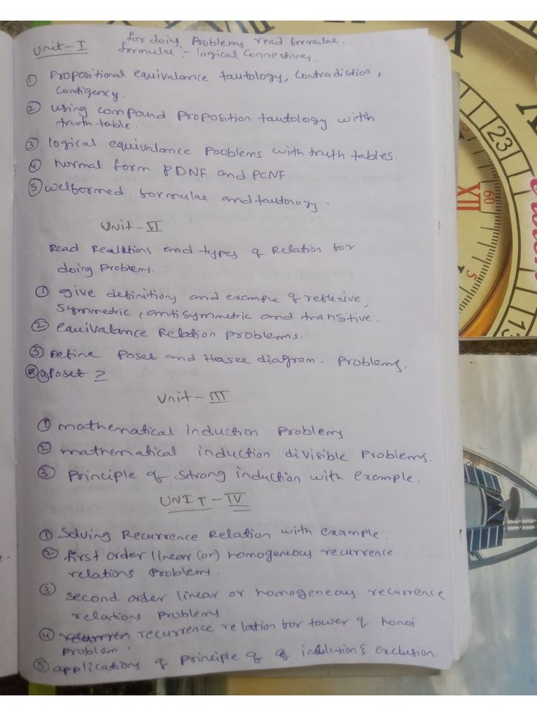 Jntuh r18 DM Gunshot ? Very Important ??? Questions and Answers | PDF