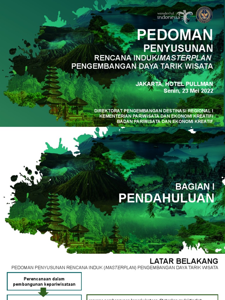 Pedoman Masterplan Pariwisata-Yani Adriani-Jkt-23052022 | PDF