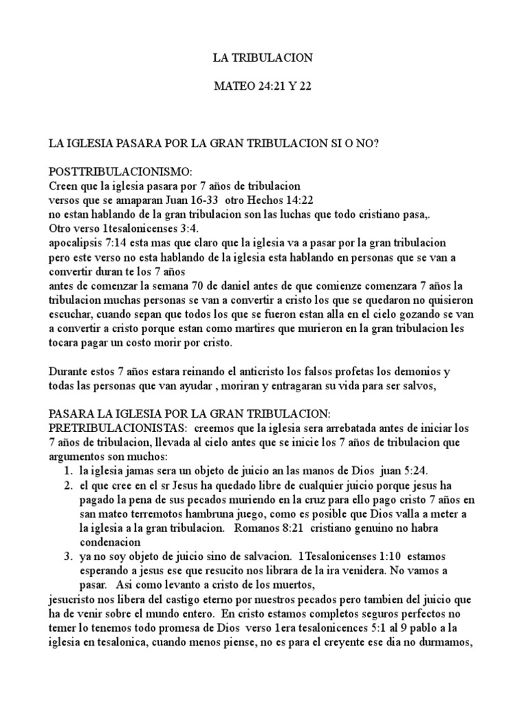 LGT | PDF | Cristo (título) | Gran tribulación