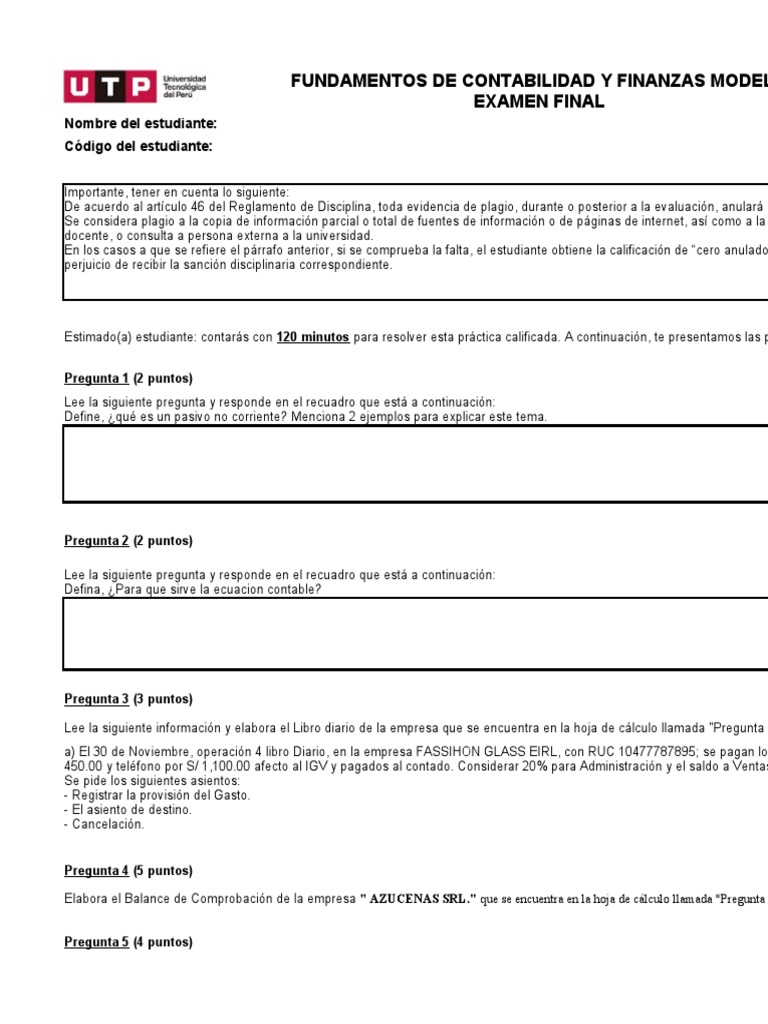 Modelo EXF | Descargar gratis PDF | Contabilidad | Negocios económicos