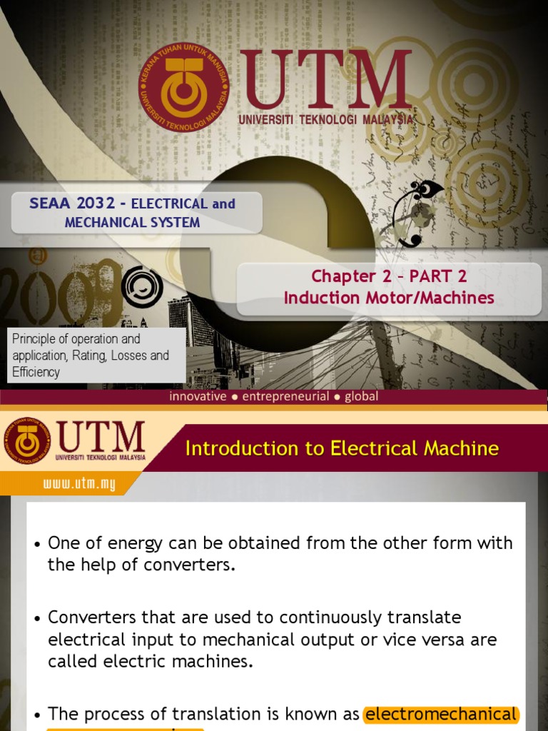 Chapter 2-2 - Induction Motor | PDF | Electric Motor | Alternating Current