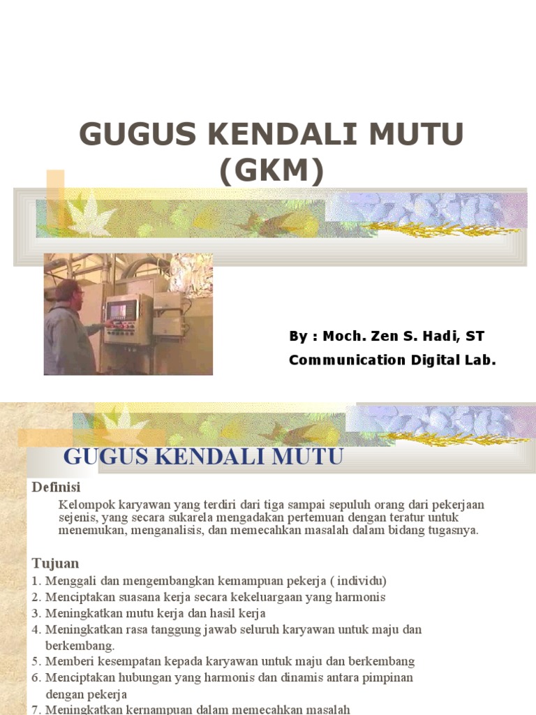 Gugus Kendali Mutu di Perusahaan | PDF