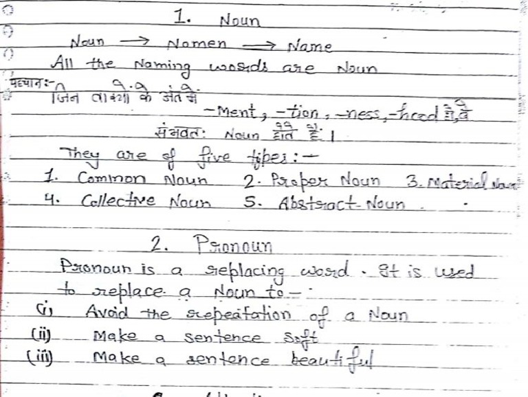 English Grammar Handwritten Class Notes Free PDF Download-Compressed1 | PDF