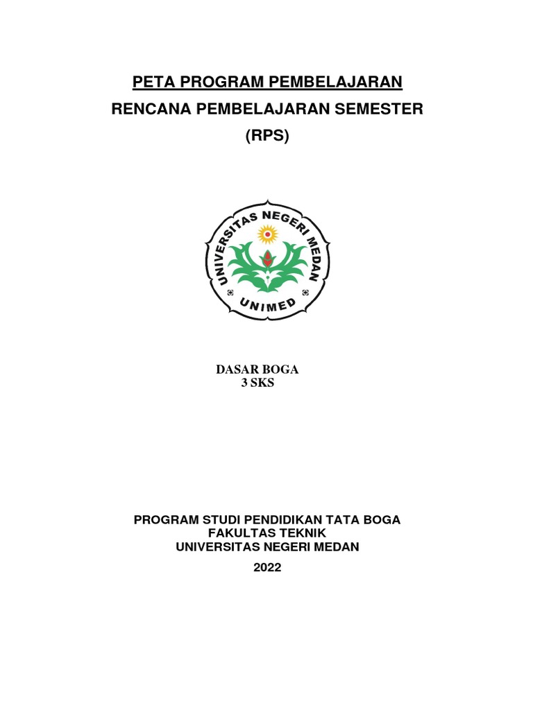 RPS Dasar Boga 2022 | PDF
