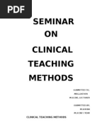 Model of Clinical Teaching