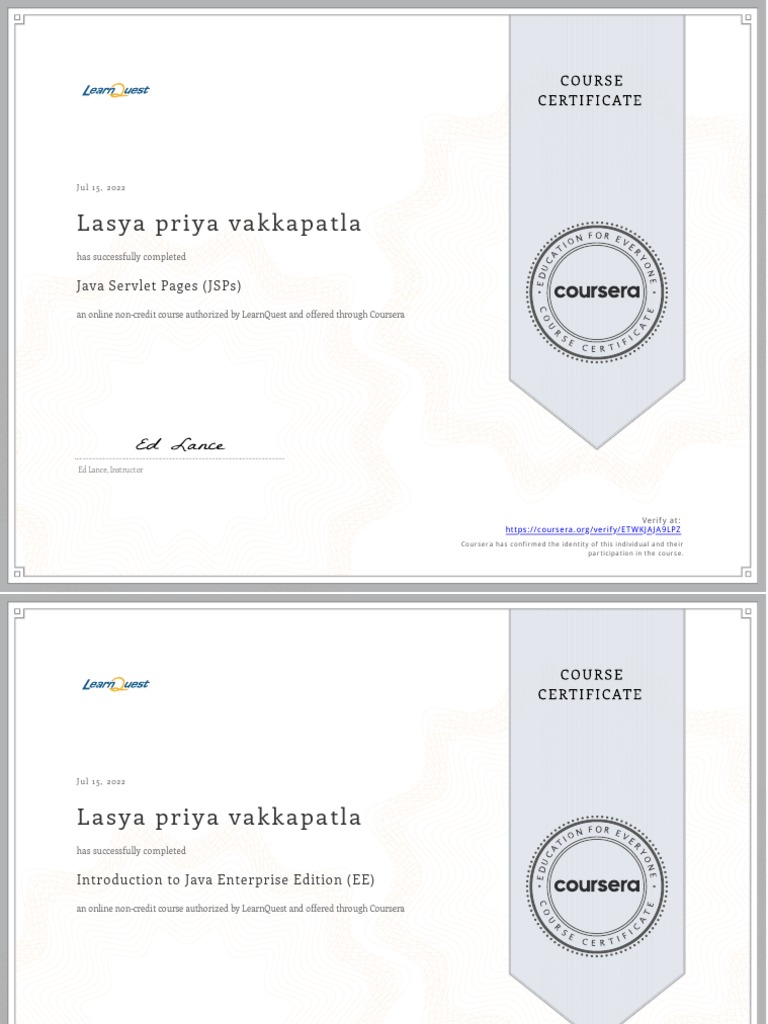Ep Coursera 1 Merged | PDF | Oracle Acquisitions | Web Technology