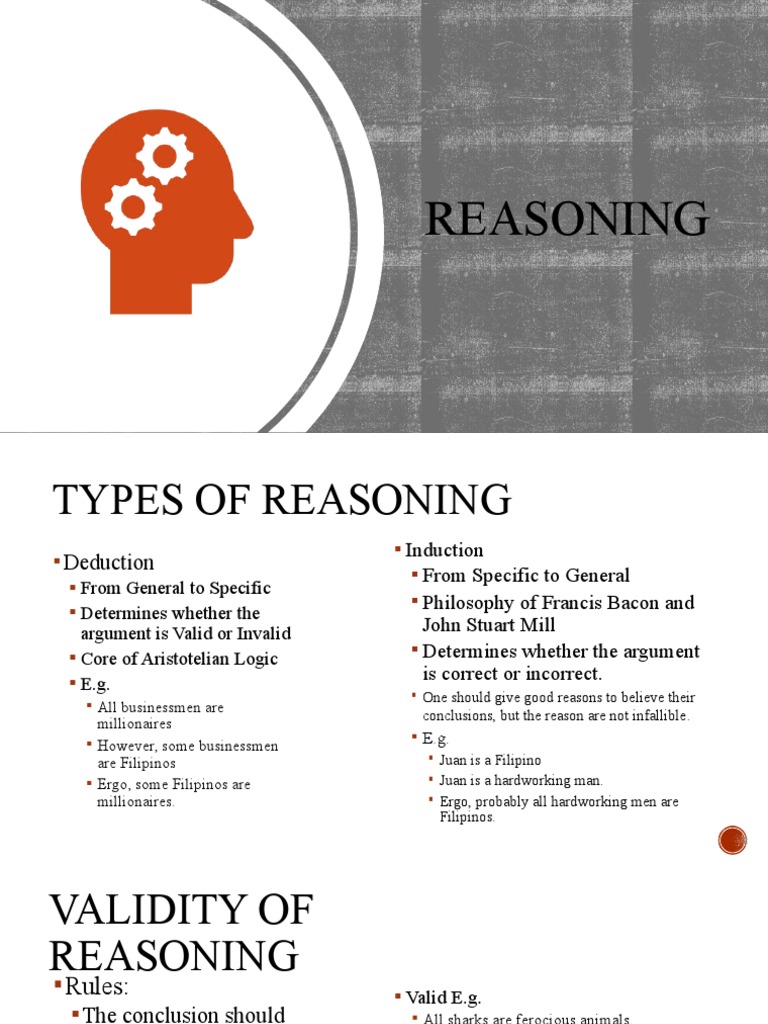 Reasoning | PDF
