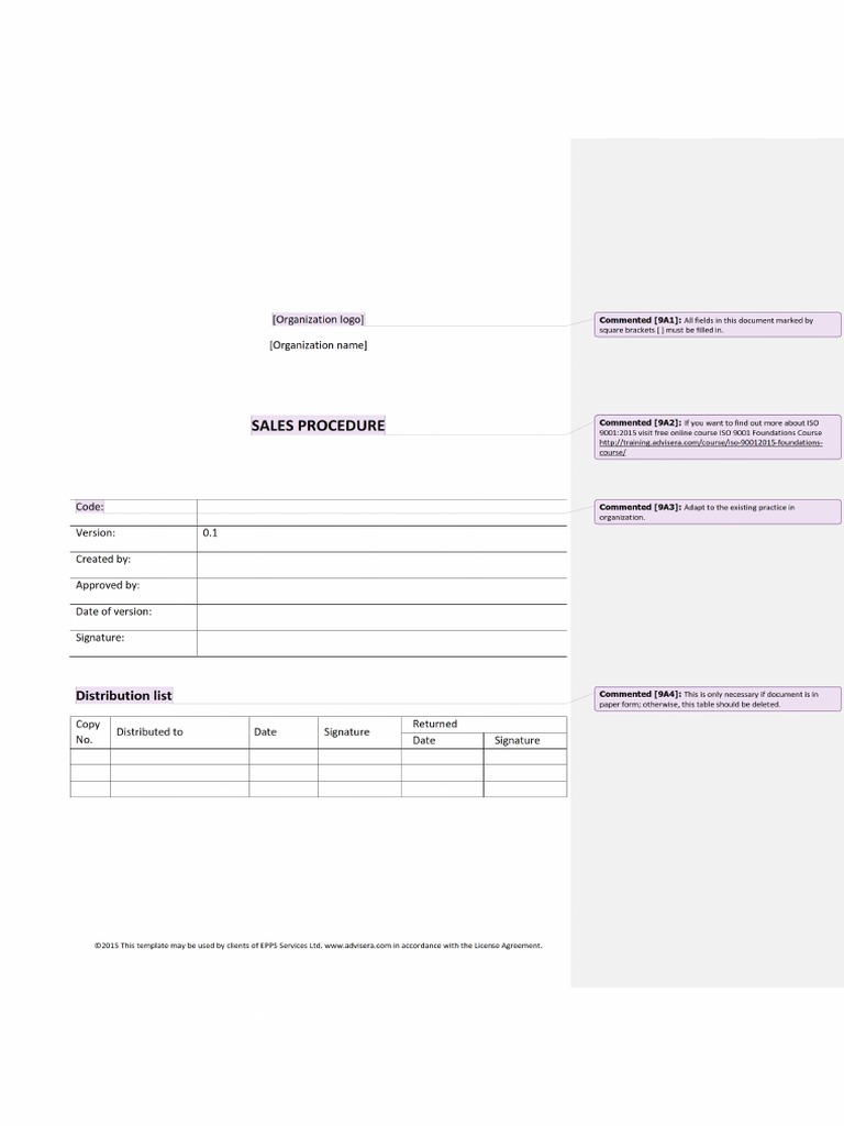 07 Sales Procedure Premium 2020 Preview en | PDF