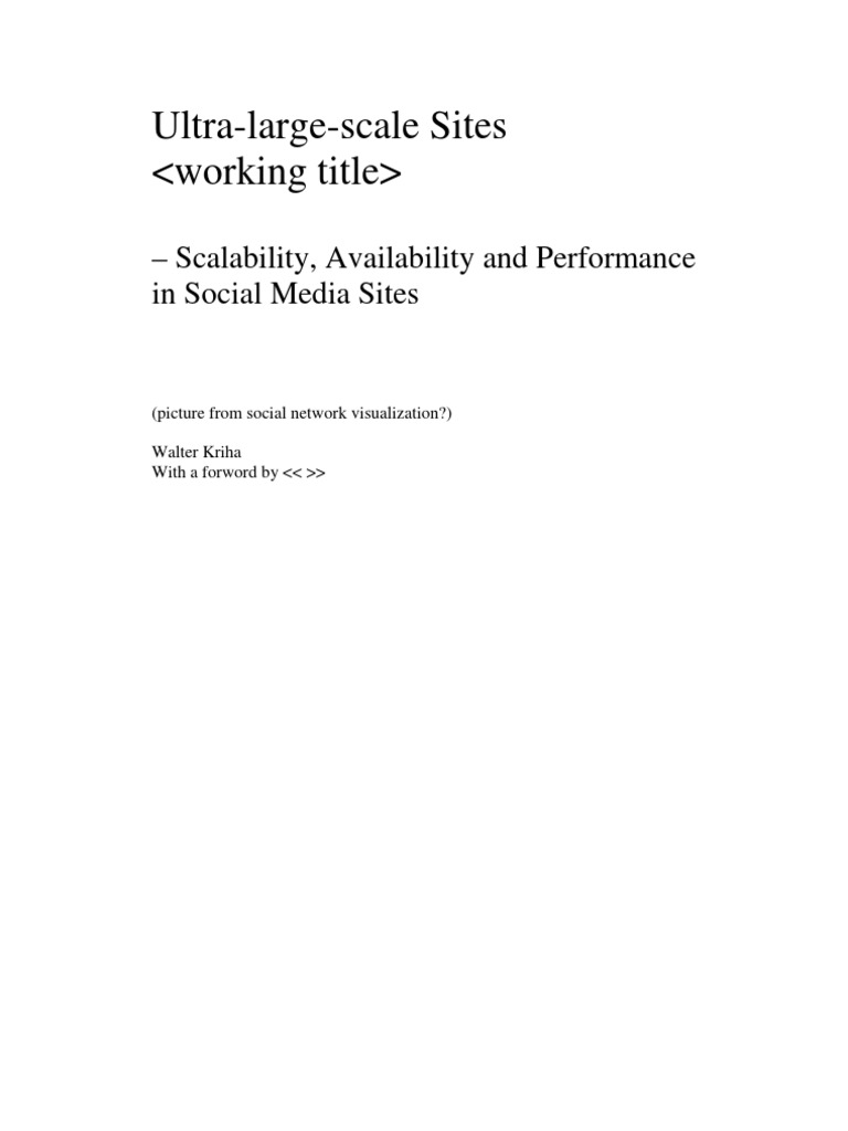 Ultra | PDF | Scalability | Cache (Computing)