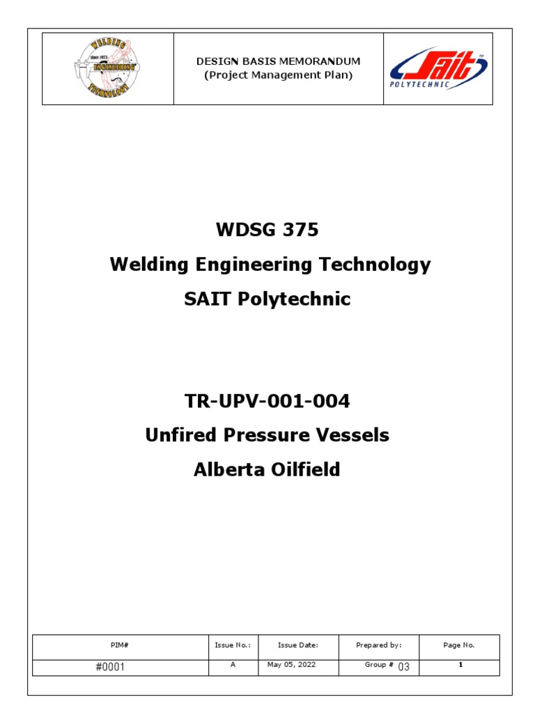 Design Basis Memorandum Overview | PDF | Specification (Technical ...