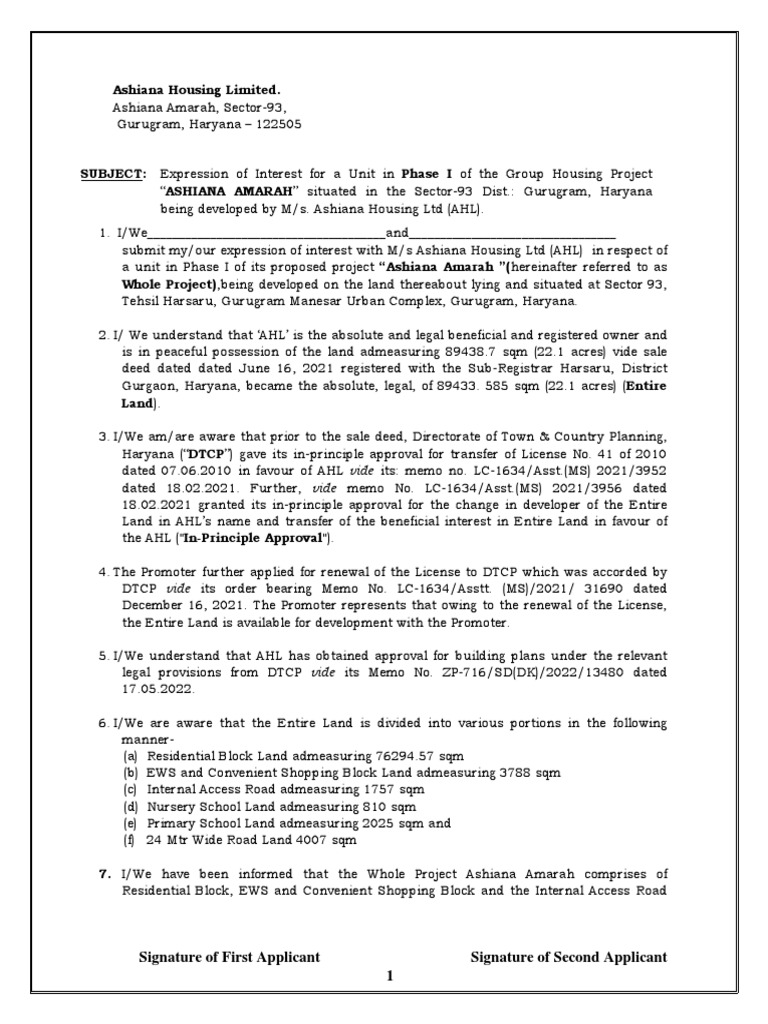 Signature of First Applicant Signature of Second Applicant 1 | PDF ...