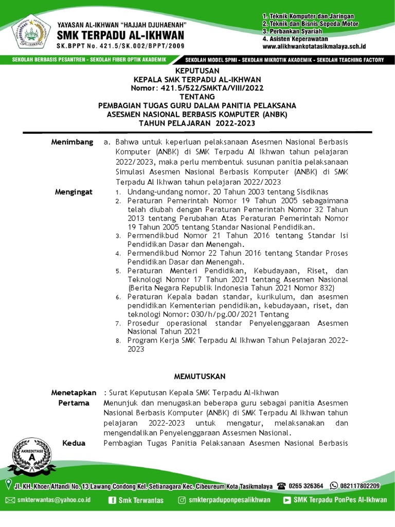 SK Panitia Anbk | PDF