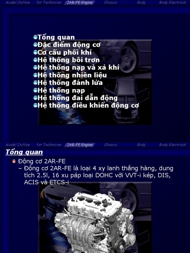 CAMRY Engine 2AR-FE | PDF