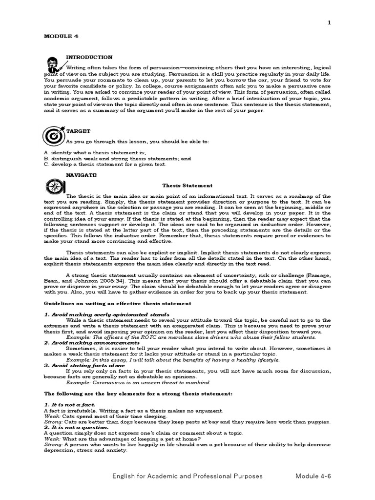 Eapp Module 4-6 | PDF | Clinical Trial | Writing