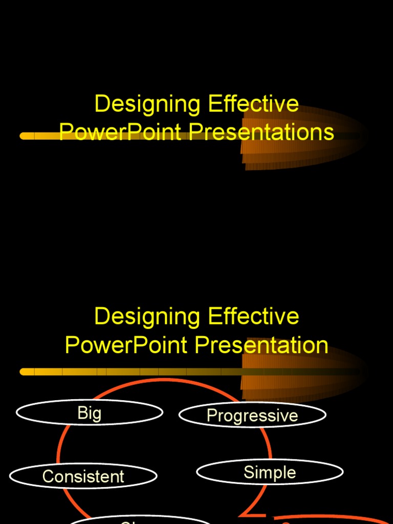 Designing Effective Powerpoint Presentations | PDF | Typefaces | Input/Output
