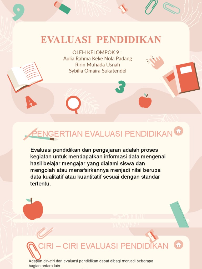 Evaluasi Pendidikan | PDF