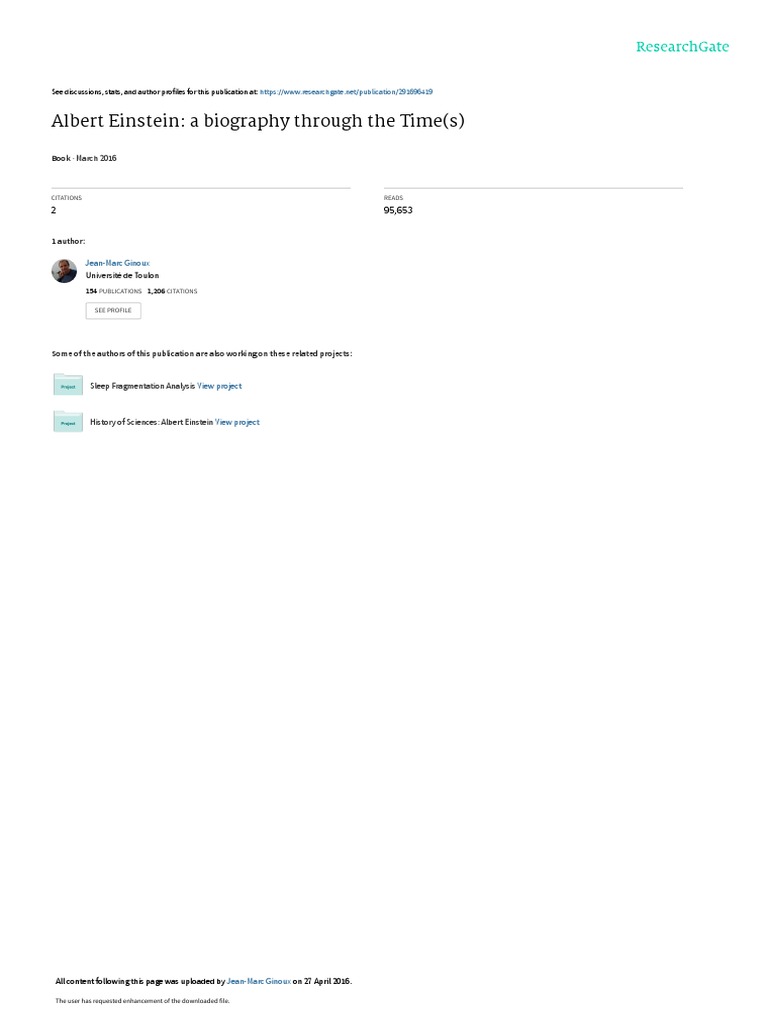 Albert Einstein English Pdf Albert Einstein Physics