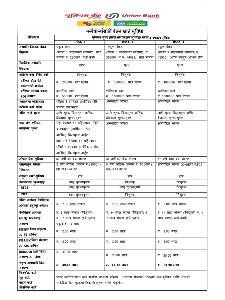 USSA Accounts Publicity Leaflet Marathi | PDF