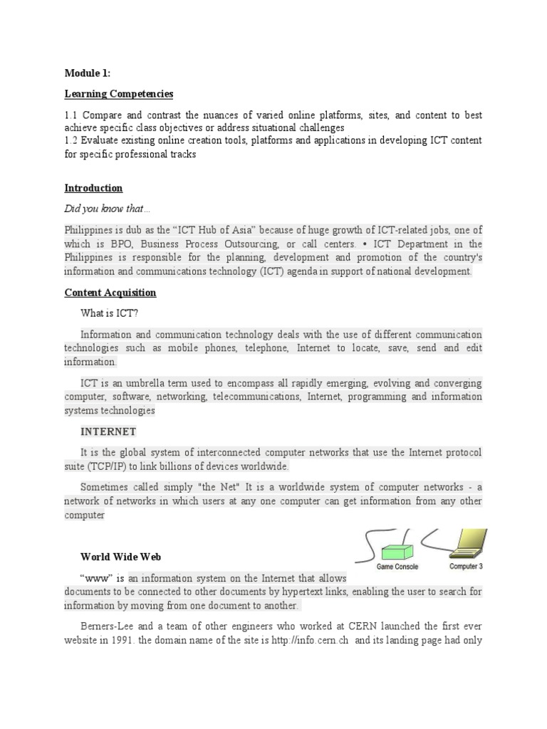 Learning Competencies: Did You Know That | PDF | World Wide Web | Internet & Web