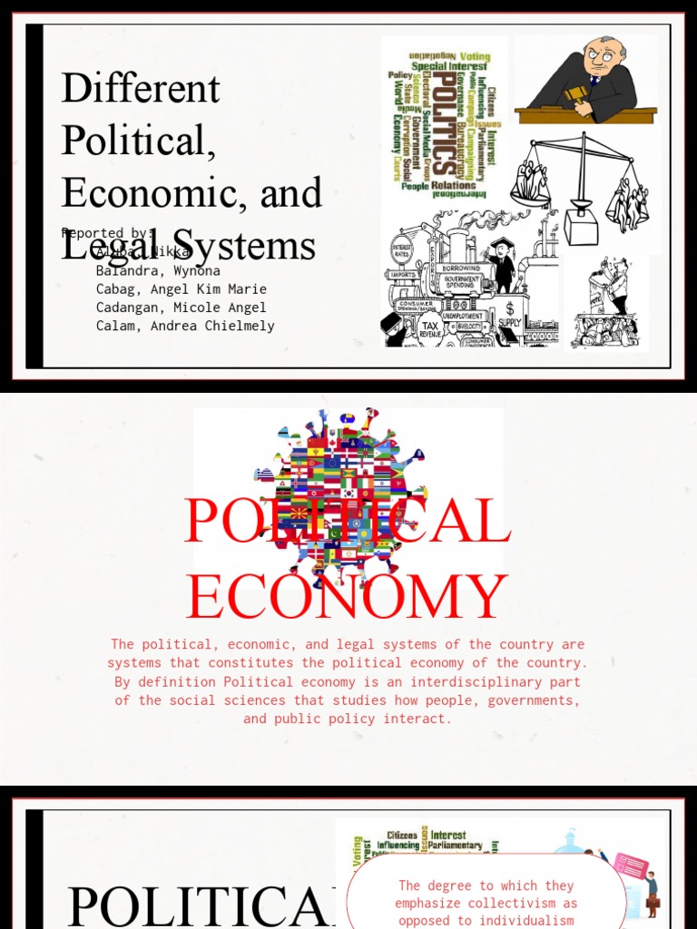 Different Political, Economic, Legal Systems | PDF | Common Law | Socialism