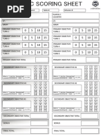 Warhammer 40K 9th Edition - Scoring Sheet (Goonhammer) | PDF | Leisure | Sports