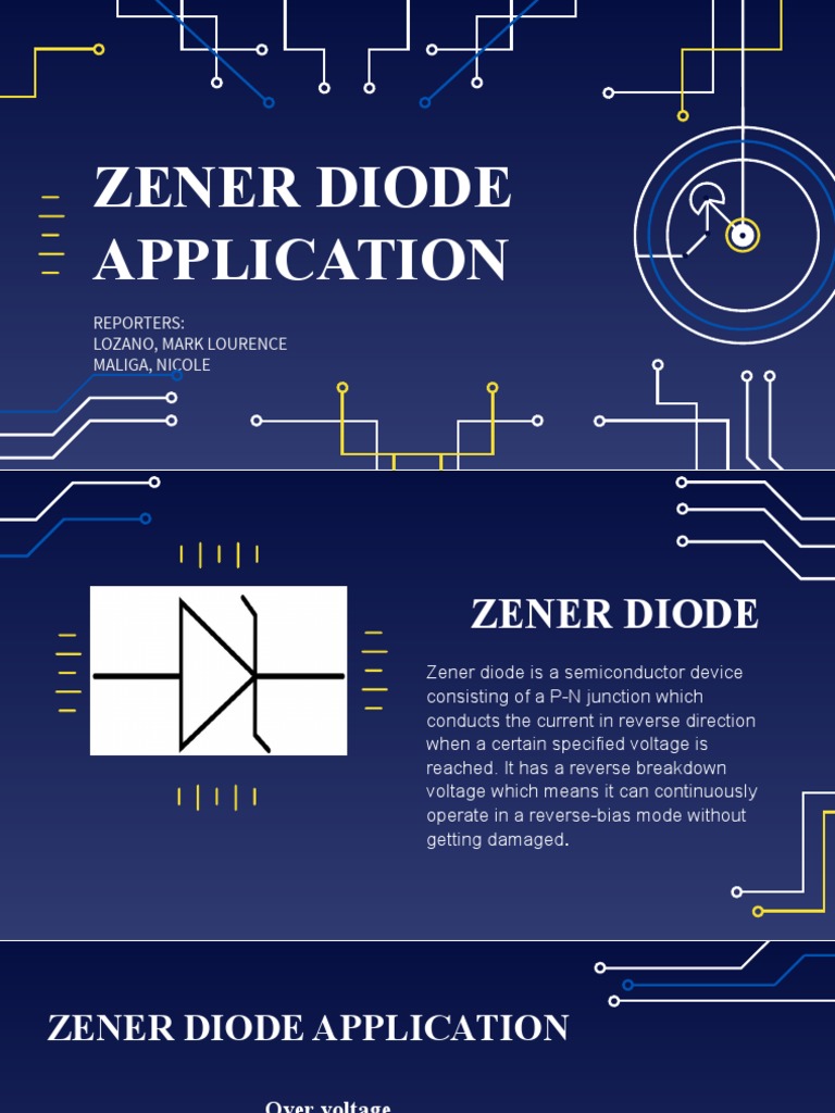 Zener Diode Applications Overview | PDF | Technology & Engineering