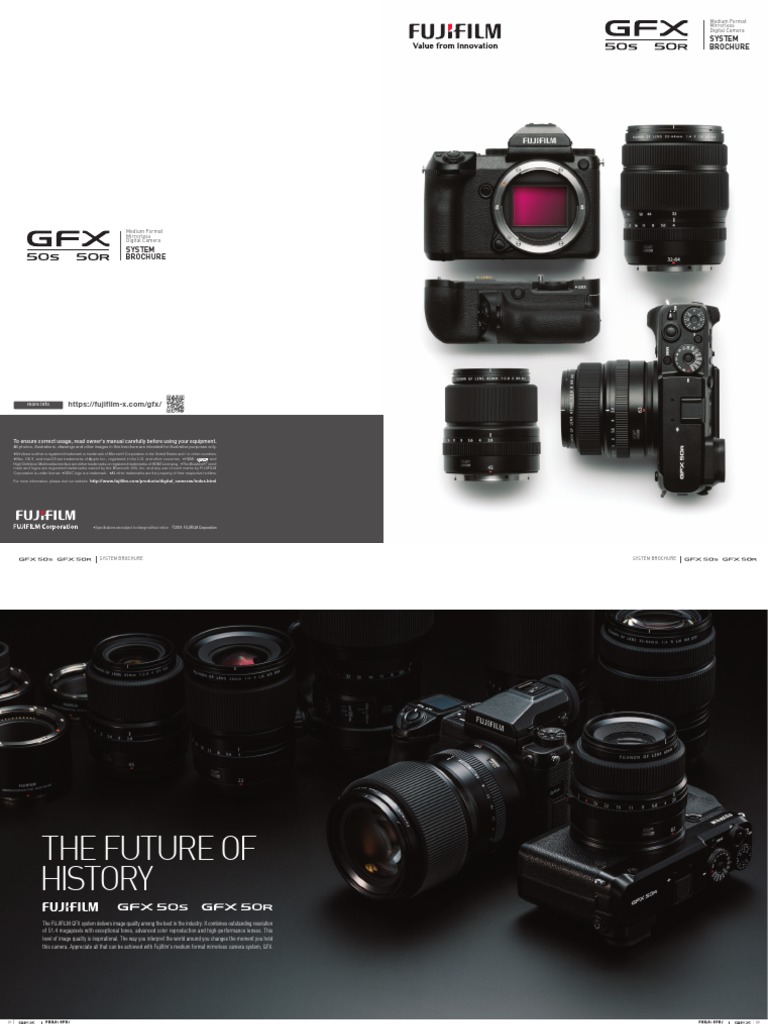 System Brochure: Medium Format Mirrorless Digital Camera | PDF | Camera ...
